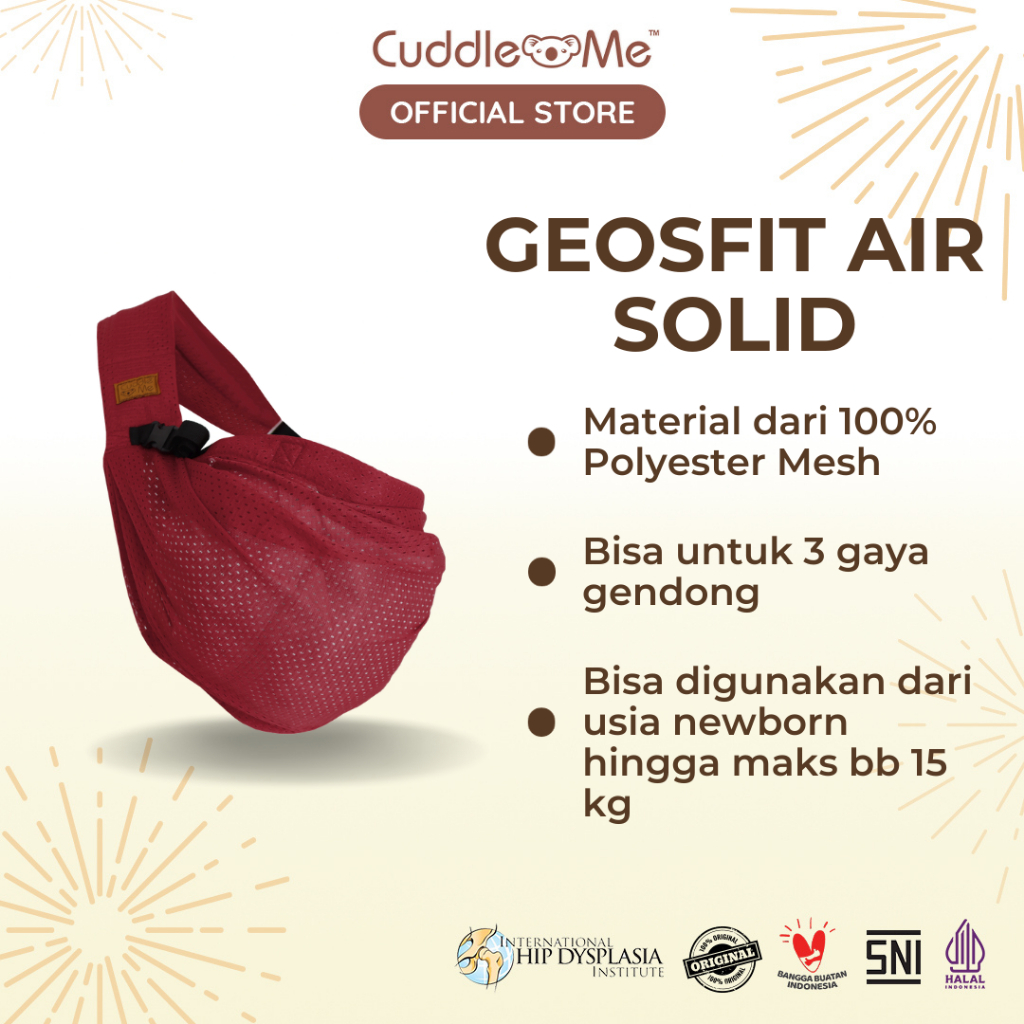 GeosFit Air Solid Cuddle Me Instant Carrier for Newborn - 2 Years M ...