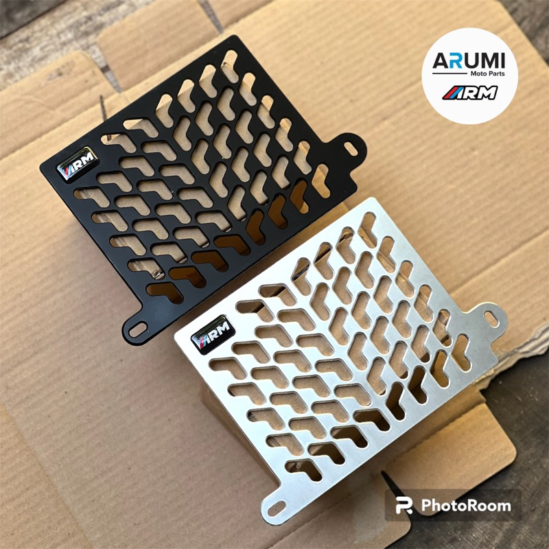 FULL CNC ARM RADIATOR COVER - NMAX AEROX LEXY ORIGINAL ARUMI | Shopee ...
