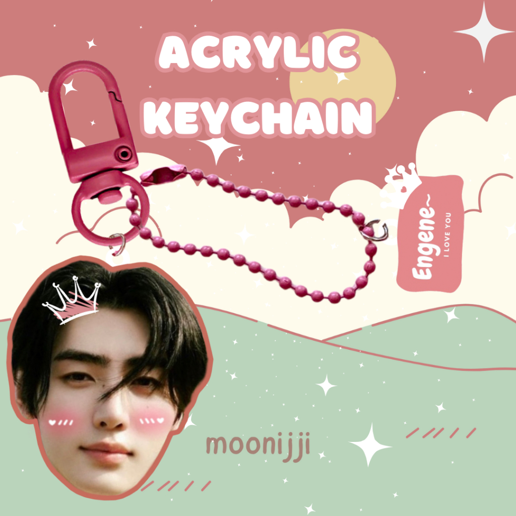 Keychain Acrylic Enhypen Jungwon Heeseung Jay Jake Sunghoon Sunoo Ni-ki ...