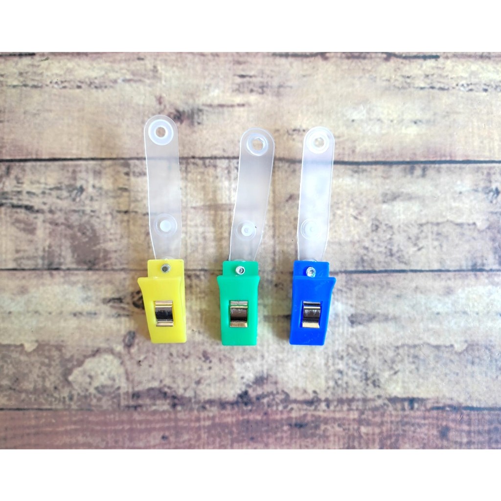 Jepit ID Card Color Plastic Material - Jepit Crocodile - Jepit ID Card ...