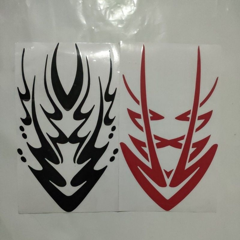 Motorcycle Front Fender Sticker Size 15 x 25 (1 Pcs) | Shopee Philippines