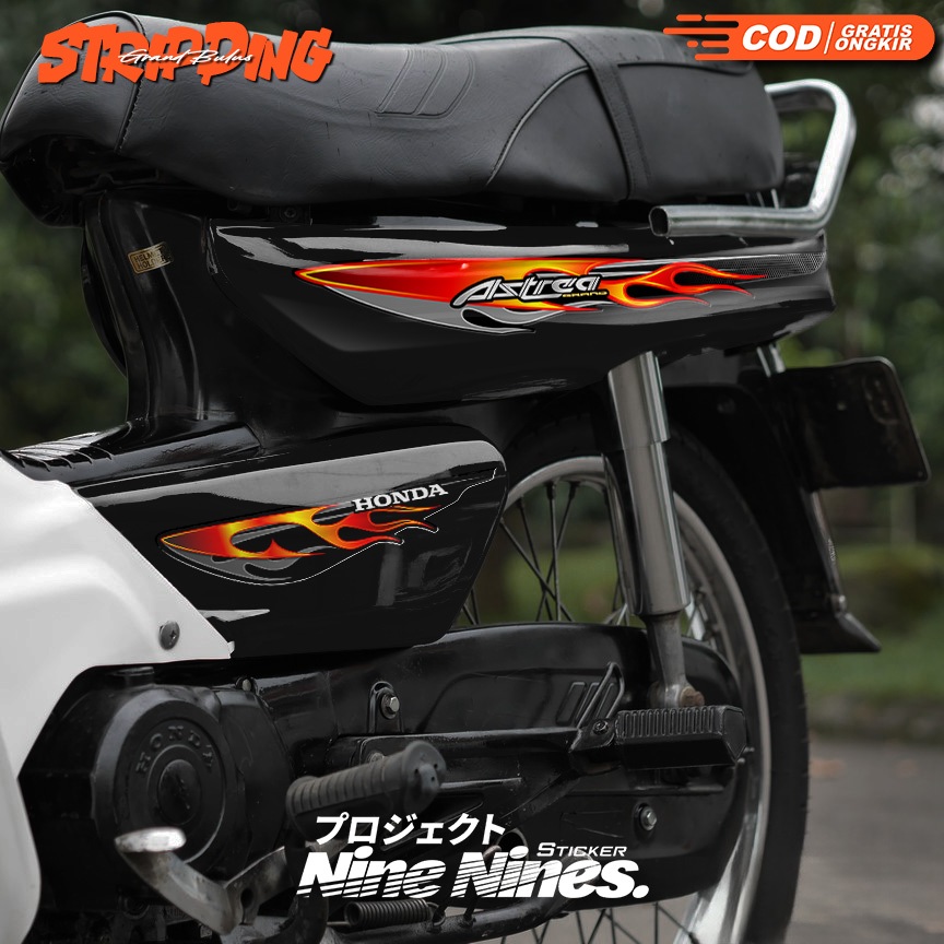 Honda Astrea Grand Variation Striping Custom Premium Star Motorcycle ...