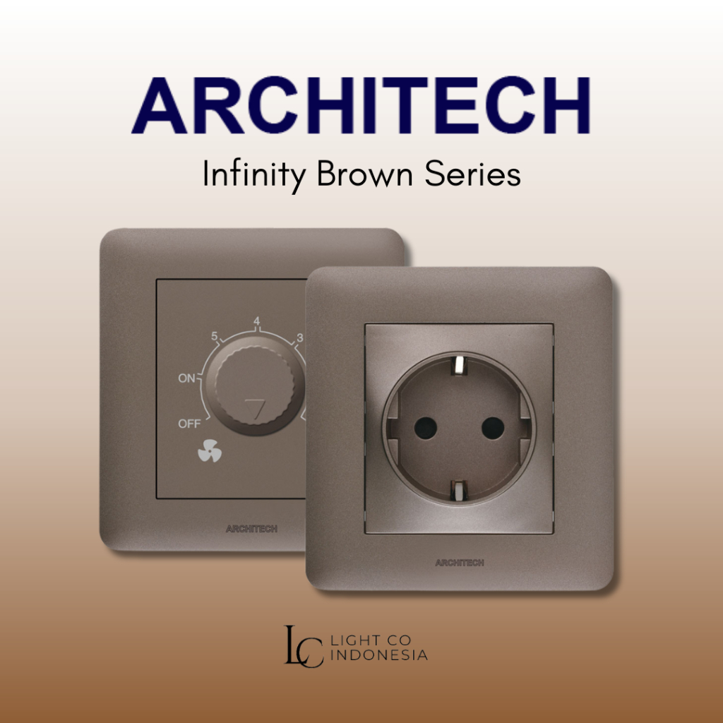 [ LIGHTCO INDONESIA ] ARCHITECH INFINITY BROWN SERIES | Shopee Philippines