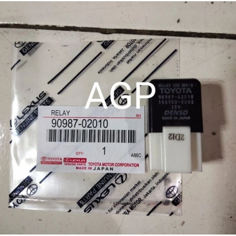 Toyota Relay 12Volt 4 Legs Original Kijang EFI Great Etc. 90987-02010 ...