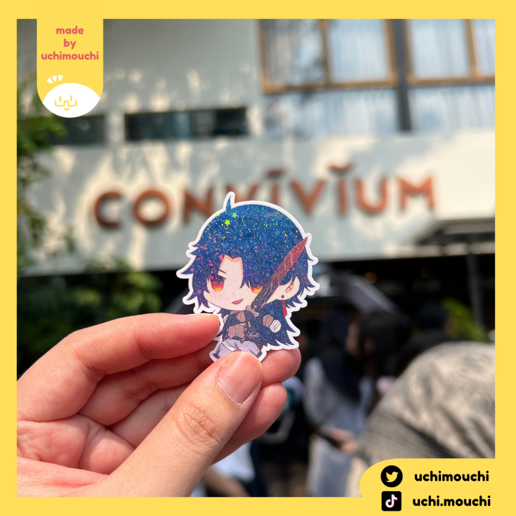 Honkai Star Rail Holo Laminated Sticker - Blade, Dan Heng, Jing Yuan ...