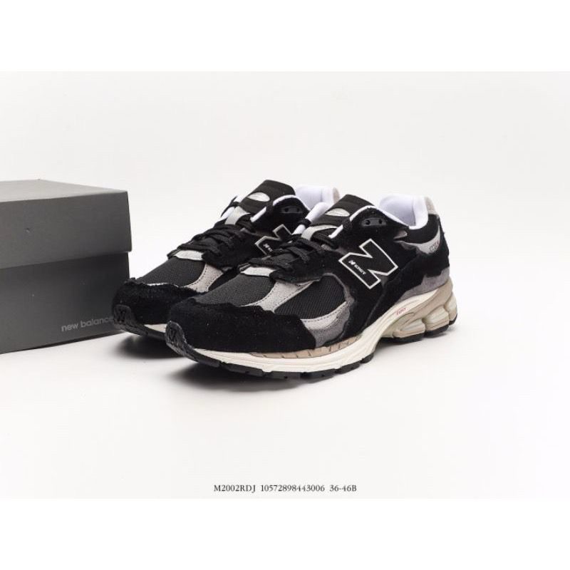New BALANCE 2002R PROTECTION PACK BLACK Gray 100% AUTHENTIC | Shopee ...