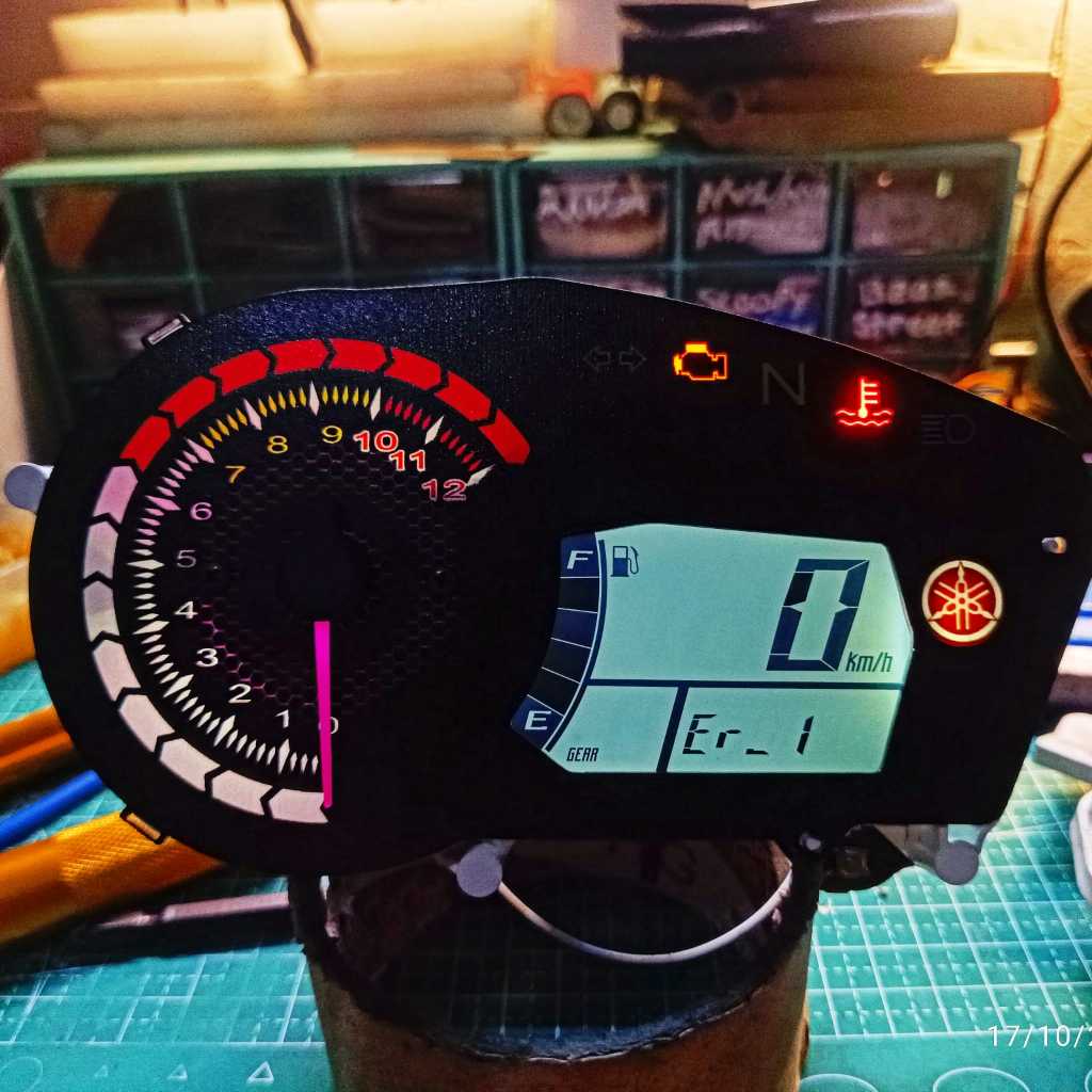 Yamaha MX KING 150. Custom speedometer panel Board | Shopee Philippines