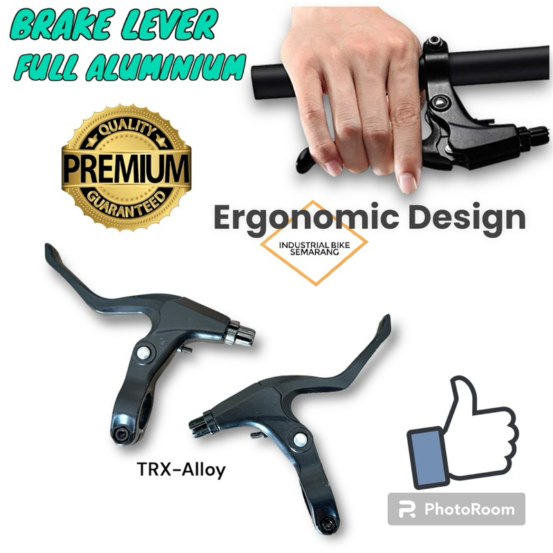 Full ALUMINUM Brake Handle Lever Brake Handle Bicycle Lever Brakelever ...