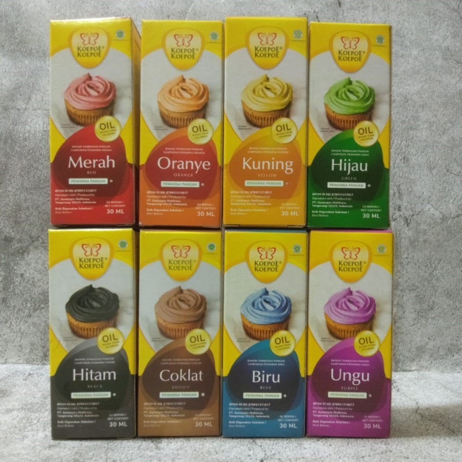 Food Coloring Koepoe Oil Based Oil Base 30ml Food Coloring Buttercream ...