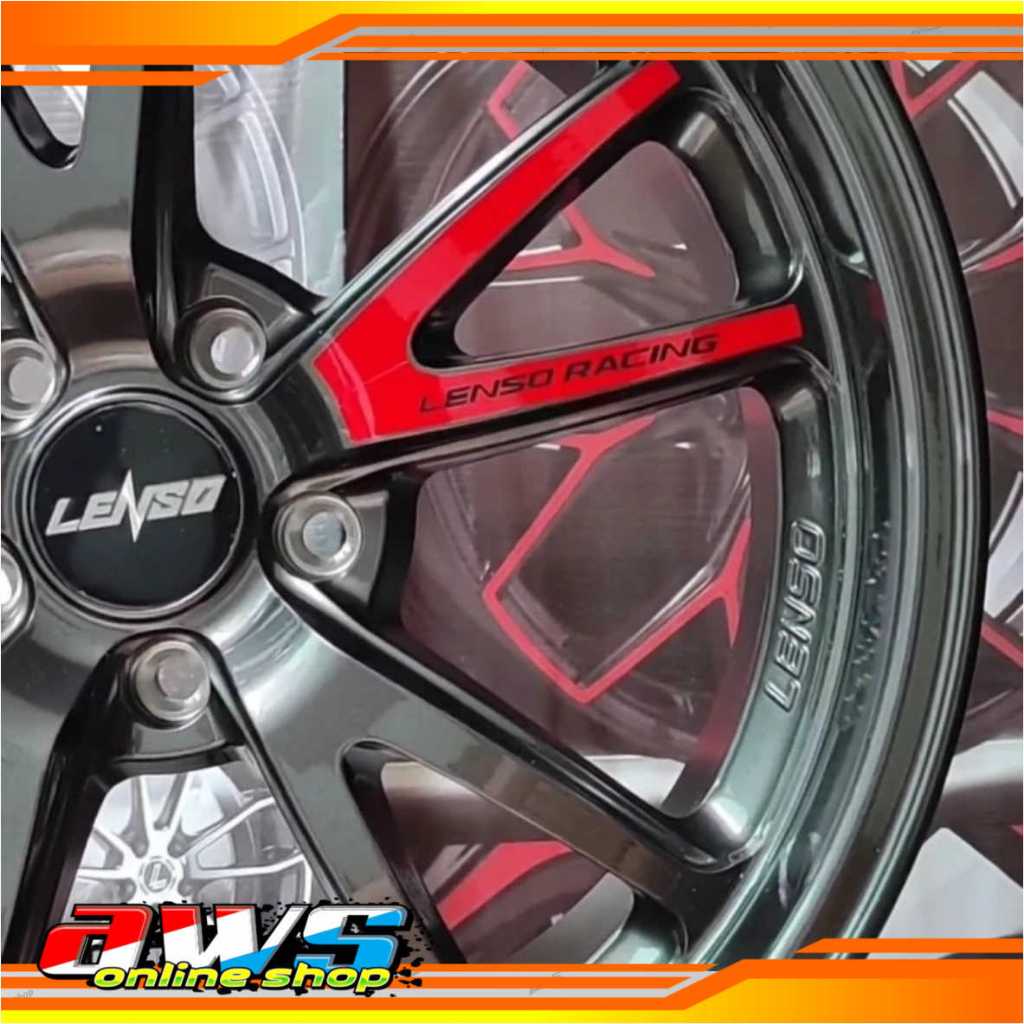 LENSO RACING Rim Sticker | Shopee Philippines
