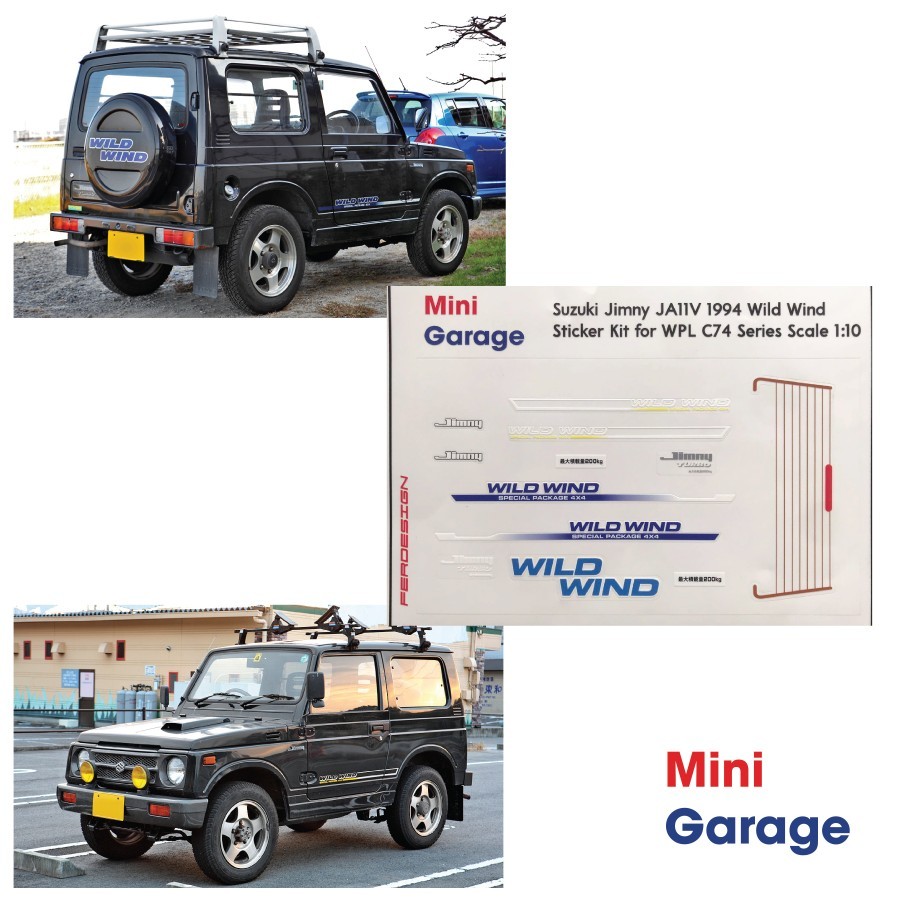 Sticker Kit RC WPL C74 Suzuki Jimny 1/10 scale | Shopee Philippines