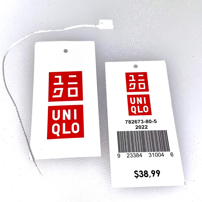 Hangtag uniqlo dollar barcode label tag uniqlo dollar barcode price tag ...