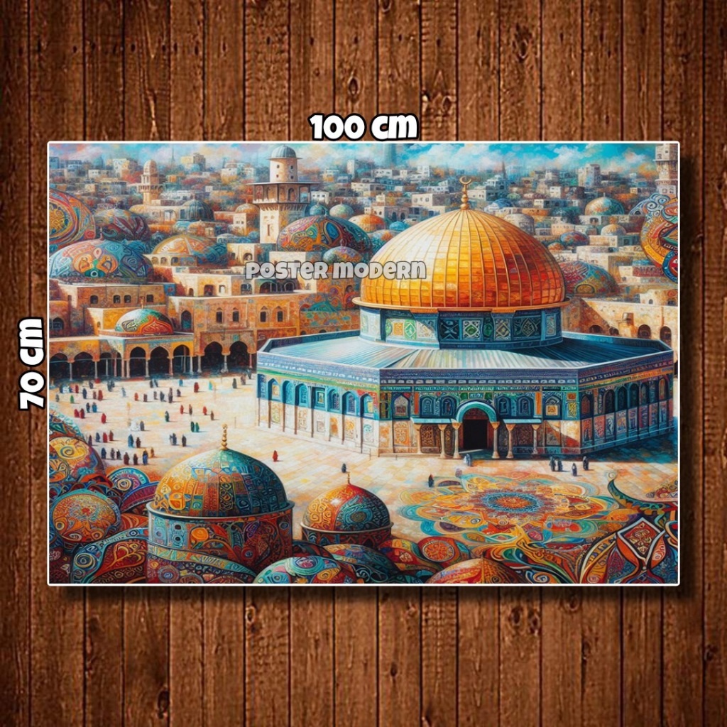 Al aqsa Mosque poster Wall Display Jumbo Size Code 35 / al aqsa mosque ...