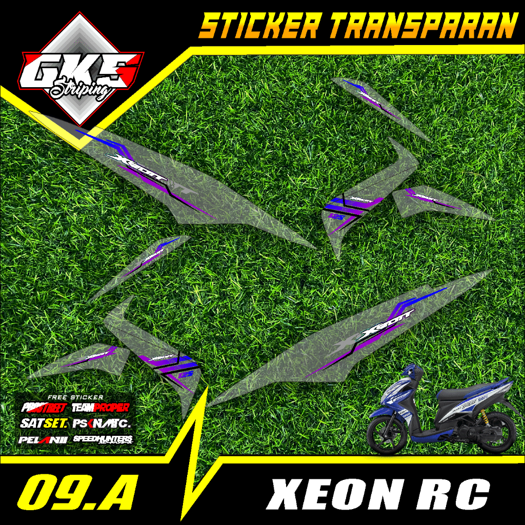 Newest STRIPING YAMAHA XEON RC Simple Design Variations LIST MOTOR Cool ...