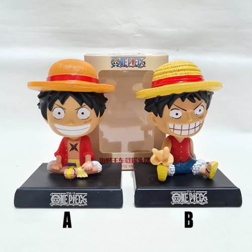 One Piece Luffy One Piece Car Dashboard Display Action Figure | Shopee ...