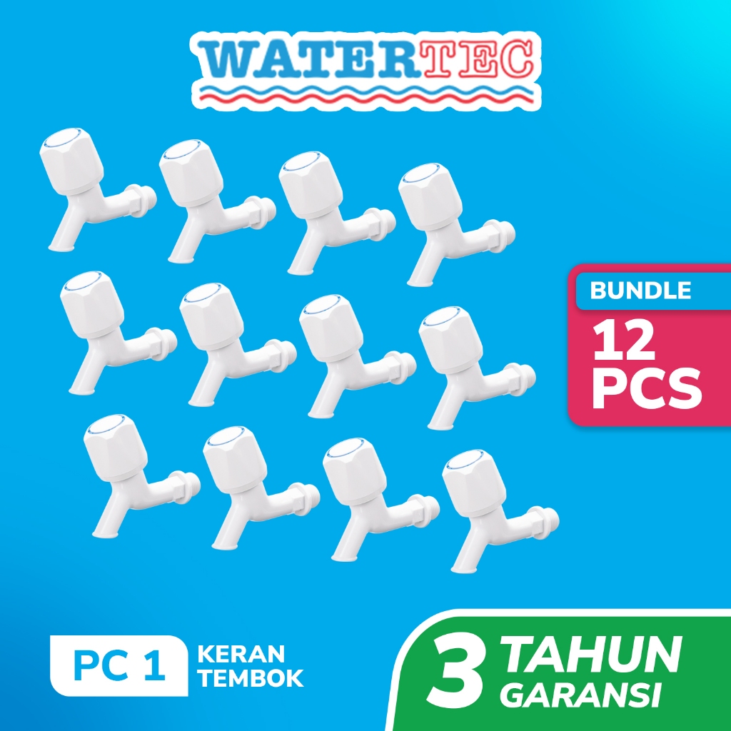 Watertec Garden Wall Faucet Polymer Faucet 1/2" (PC1) x 12 Pcs | Shopee ...