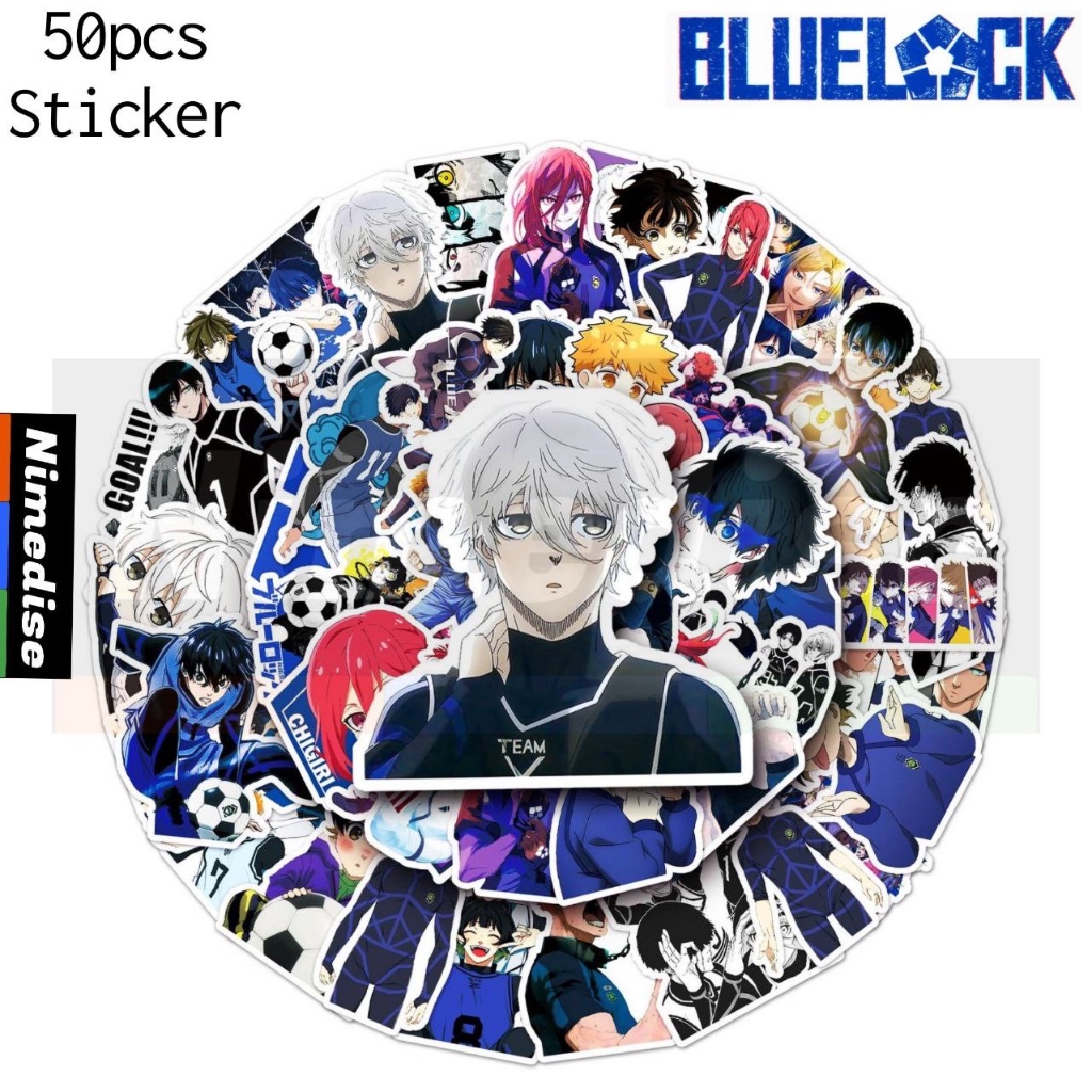50Pcs Blue Lock Anime Stickers / Waterproof Vinyl / Blue Lock Stickers ...