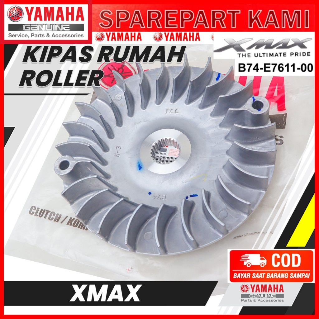 ROLLER HOUSE FAN ONLY SHEAVE PRIMARY FIXED YAMAHA XMAX X MAX 250 B74 ...