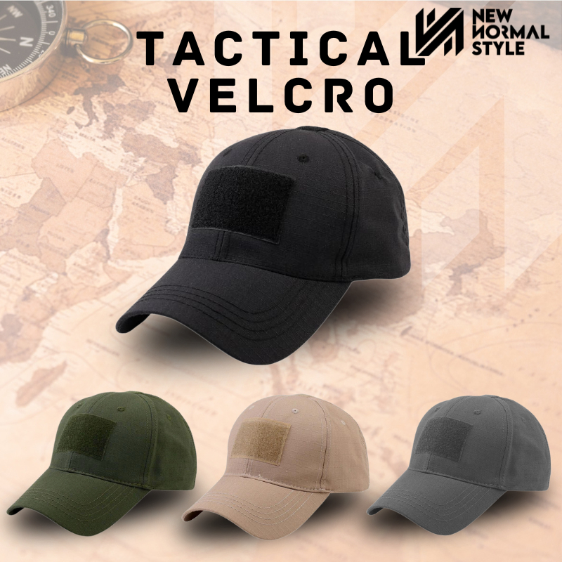 Tactical Velcro Men's Hat Distro Baseball Plain Tactical Velcro ...