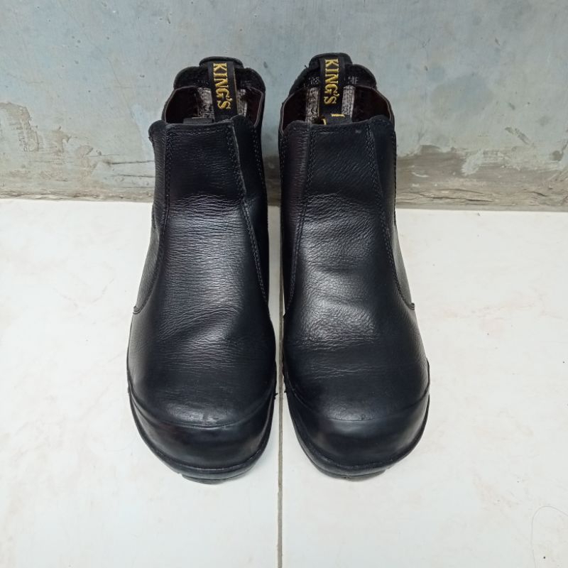 Original steel toe king safety shoes size 43-44 | Shopee Philippines