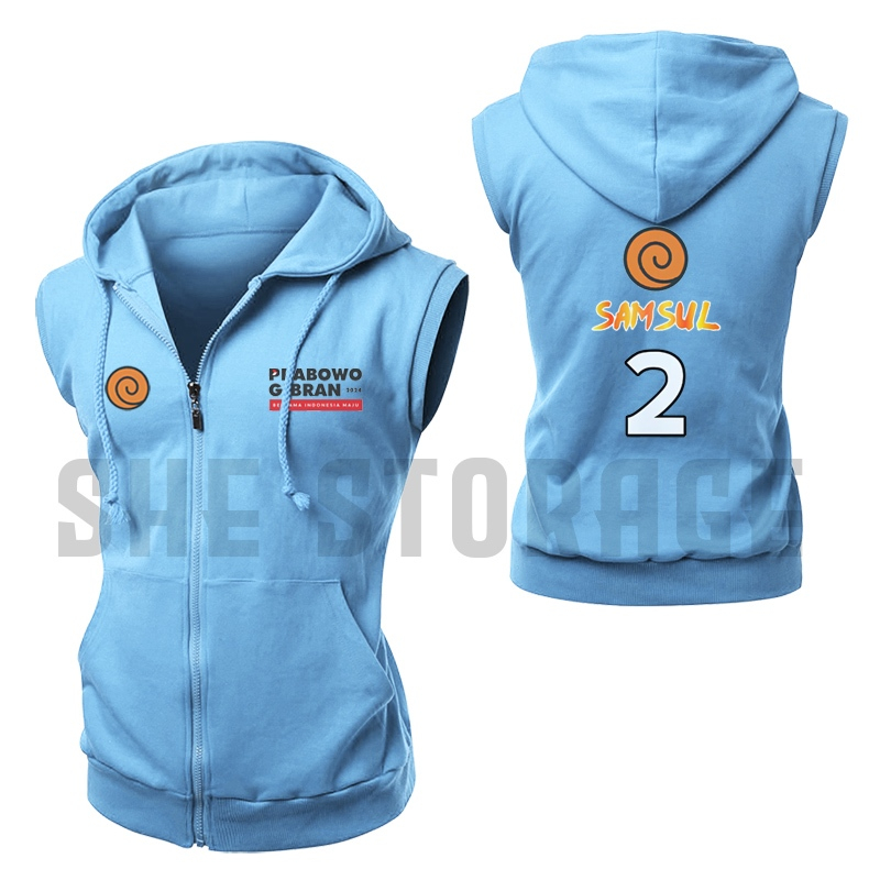 Viral SAMSUL PRABOWO GIBRAN VEST HOODIE JACKET WITH INDONESIA MAJU ...