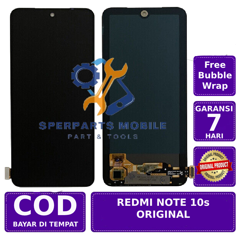 Lcd REDMI NOTE 10s ORIGINAL OLED FULLSET TOUCHSCREEN WARRANTY + PACKING ...
