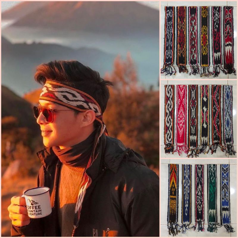 Ethnic woven headbands / woven bandanas / bag markers / fashion ...