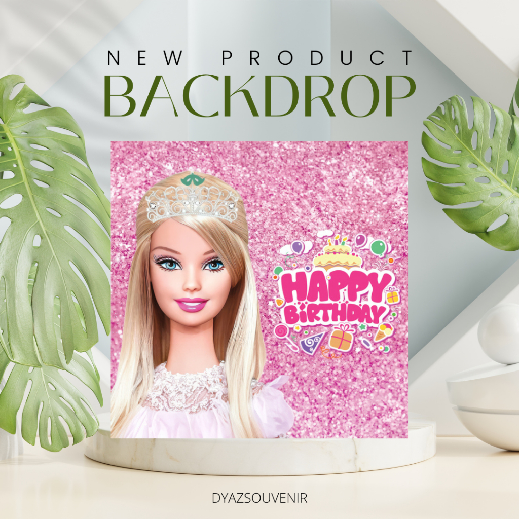 Barbie Backdrop Birthday New Exclusive | Shopee Philippines
