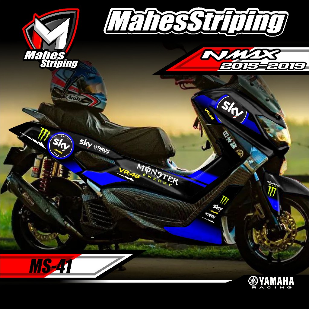 Striping NMAX OLD - Sticker Striping Variation Of OLD Yamaha NMAX Trim ...