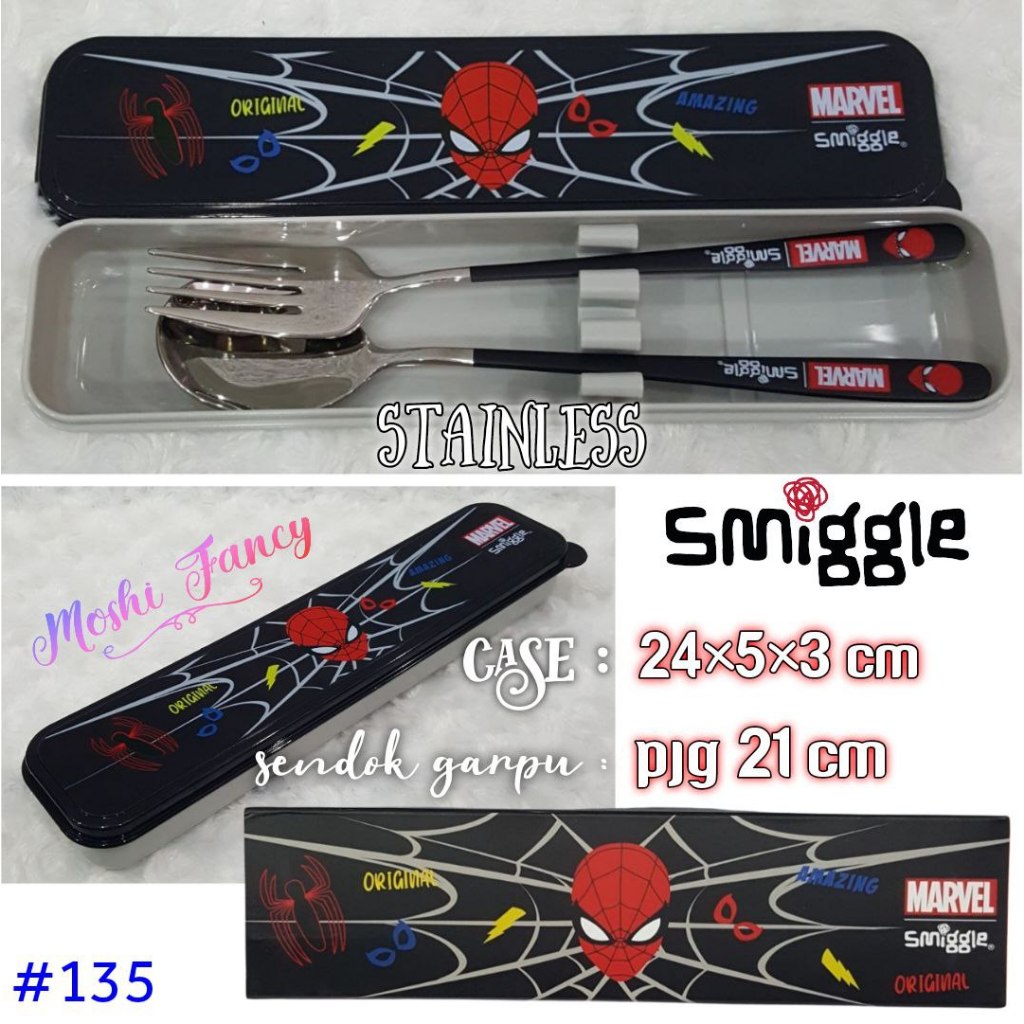 Marvel Spiderman Smiggle Spoon/Marvel Minecraft Spiderman Smiggle ...