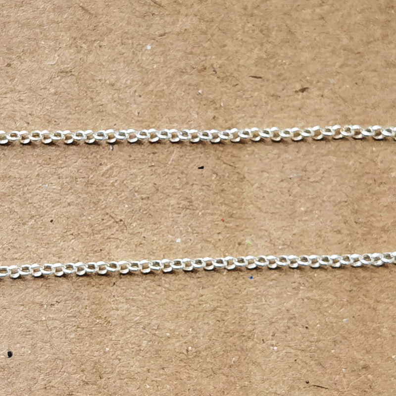 Rolo Chain silver 925 sterling silver Chain (1 Meter) | Shopee Philippines