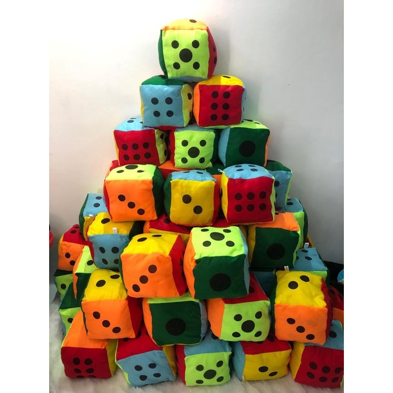 Jumbo Dice Pillow Snakes and Ladders Costume Logo/Name 10x10cm | Huuruf ...