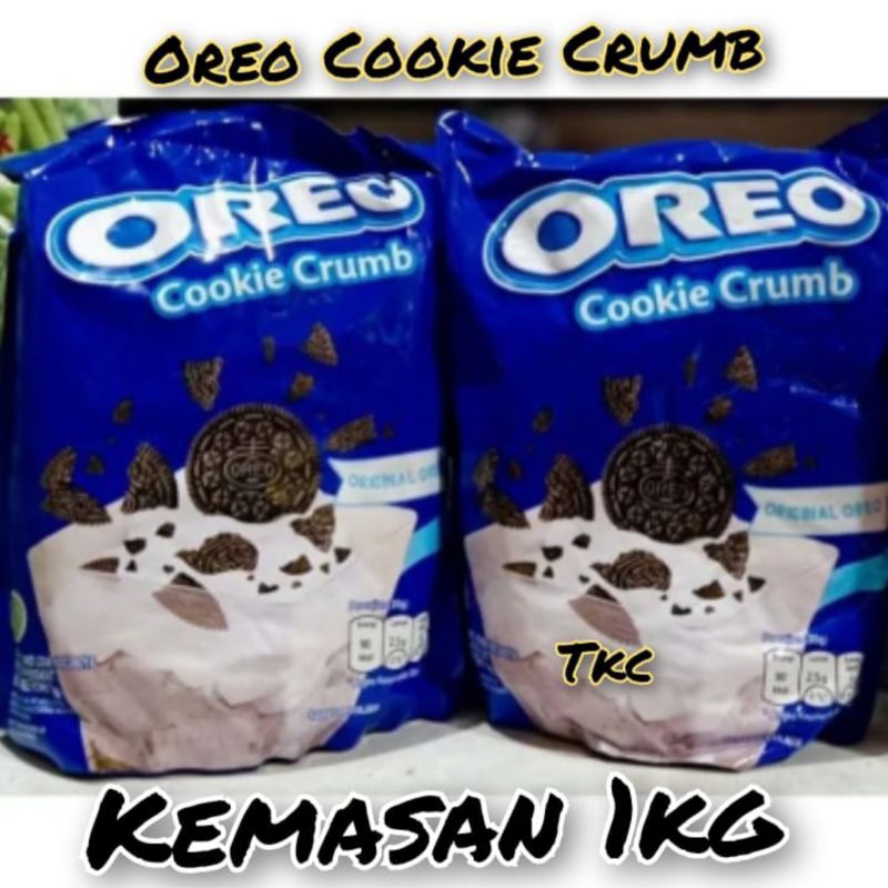 Oreo Cookies Crumbs, coarse, fine, original packaging 1kg | Shopee ...