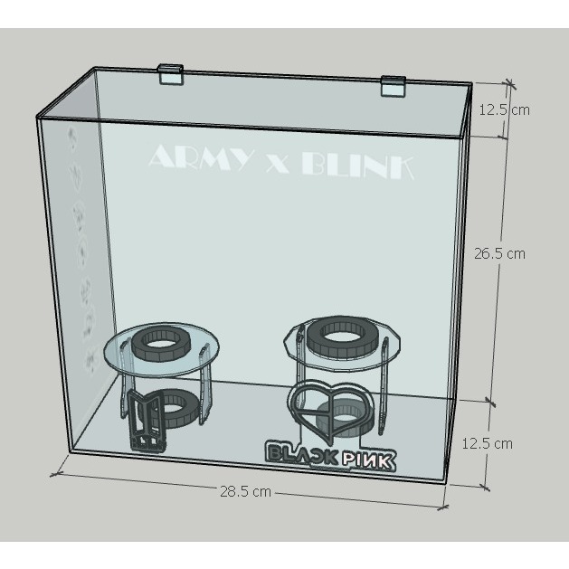 Box Lightstick BTS Special Edition x Blackpink Version 2 2022 Custom ...