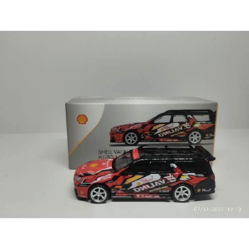 Tiny x POPRACE SHELL STAGEA R34 PLUTO MOK "DRIFTAGEA34" 1:64 (openable ...