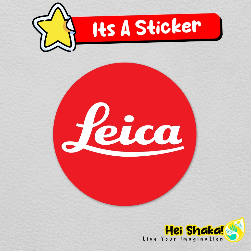 Leica Logo Sticker Waterproof Vinyl Camera Sticker | Shopee Philippines