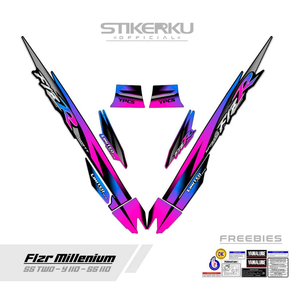 Striping F1ZR MOTIF 22 / STICKER FIZR / Z / SS TWO / Y110 / SS 110 ...