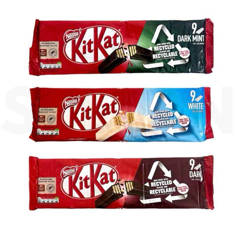 Mini Kit Kat Chocolate 9 pcs: Dark Mint, Dark Choco, White Choco ...