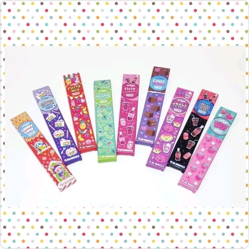 (ORIGINAL) Scented Pencil Pack X4 (2B Smiggle Pencil) | Shopee Philippines