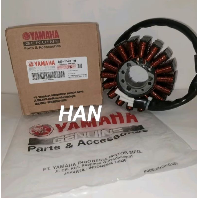 Spool STATOR B63 YAMAHA AEROX 155 LEXI Short Cable | Shopee Philippines