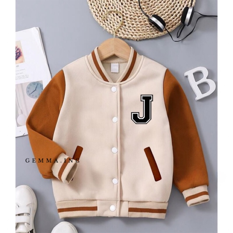 Varsity Jackets For Girls Boys Initials J Age 2 3 4 5 6 7 8 9 10 11 12 ...