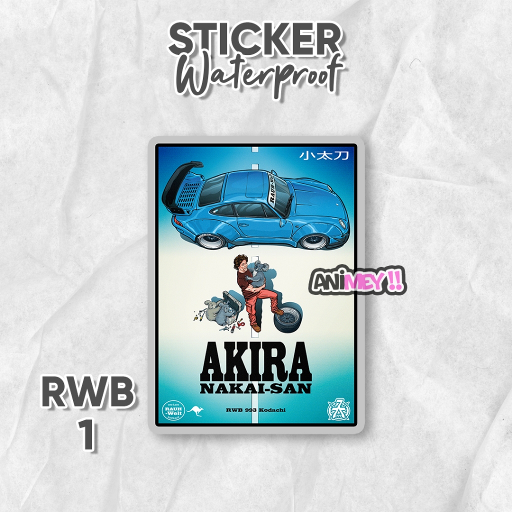 Rwb Sticker/Rauh Welt Begriff Sticker/Nakai san Sticker | Shopee ...