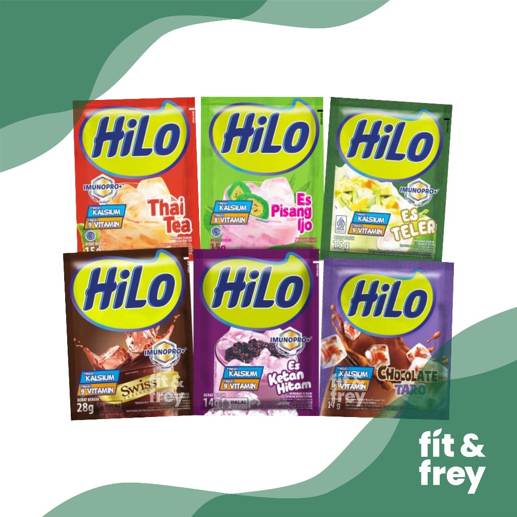 Hilo High Calcium Drink - Sachet - Es Teler / Thai Tea / Tarik Tea ...