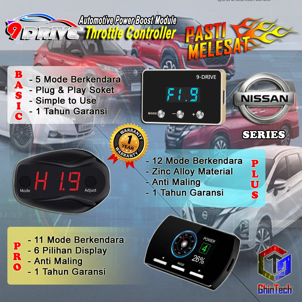 9drive 12 DRIVE NISSAN SERIES THROTTLE CONTROLLER PIGGYBACK Car NISSAN ...