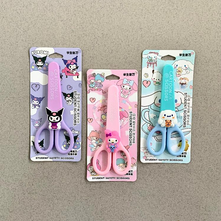 Sanrio Fancy Scissors + Lid - Sanrio Kuromi Scissors - Student Scissors ...