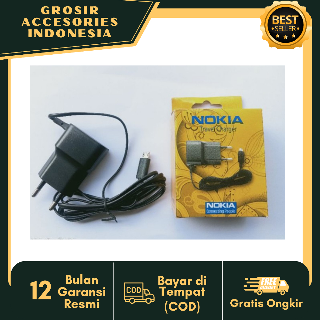 99% Original Nokia Charger Model Nokia 105 Micro USB (Travel Charger ...