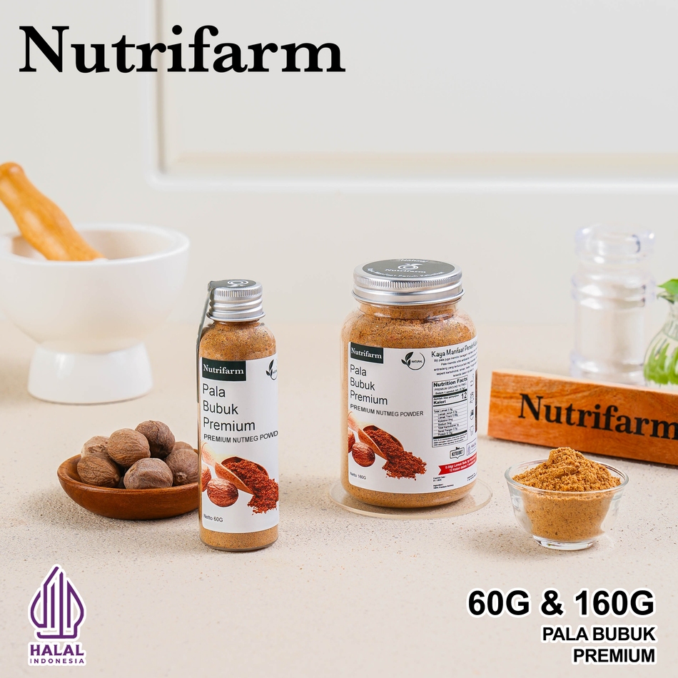 Nutrifarm Nutmeg Powder 60g 160g | Shopee Philippines