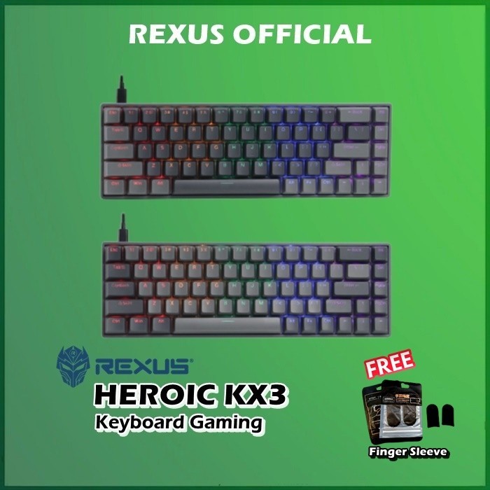 Rexus Heroic KX3 Mechanical Gaming Keyboard RX-KX3 | Shopee Philippines