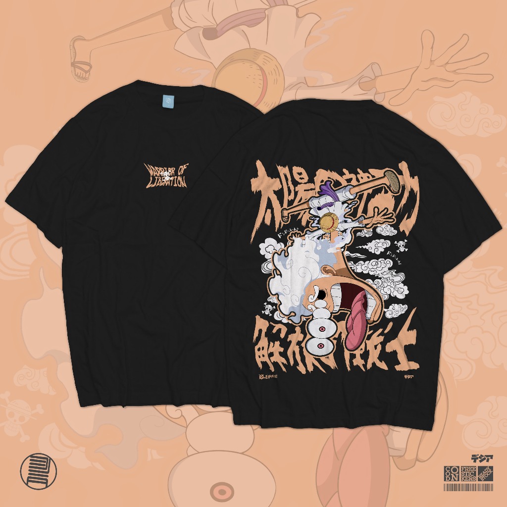 Monkey D Luffy Warrior of Liberation Sun God Nika Gear 5 One Piece ...