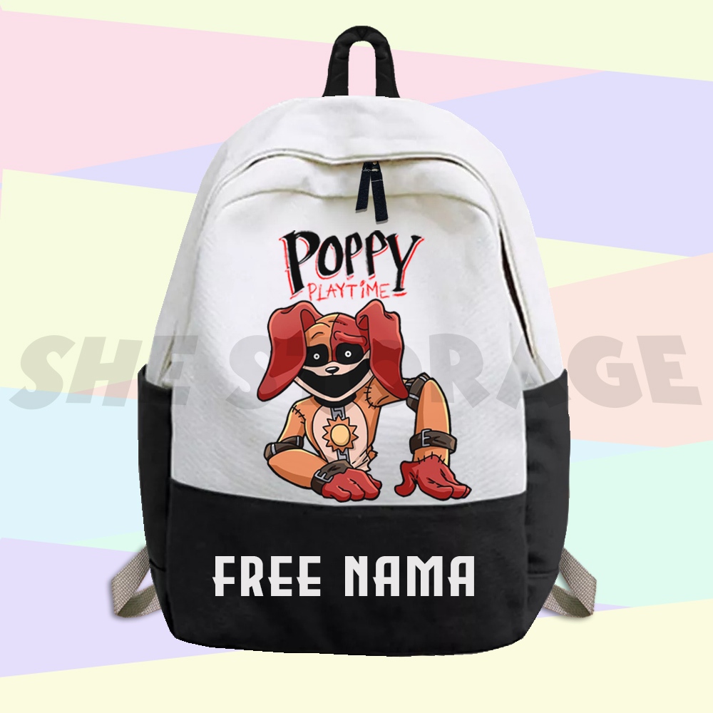 Children's Backpack DOGDAY POPPY PLAYTIME 3rd School Bag SMILING ...